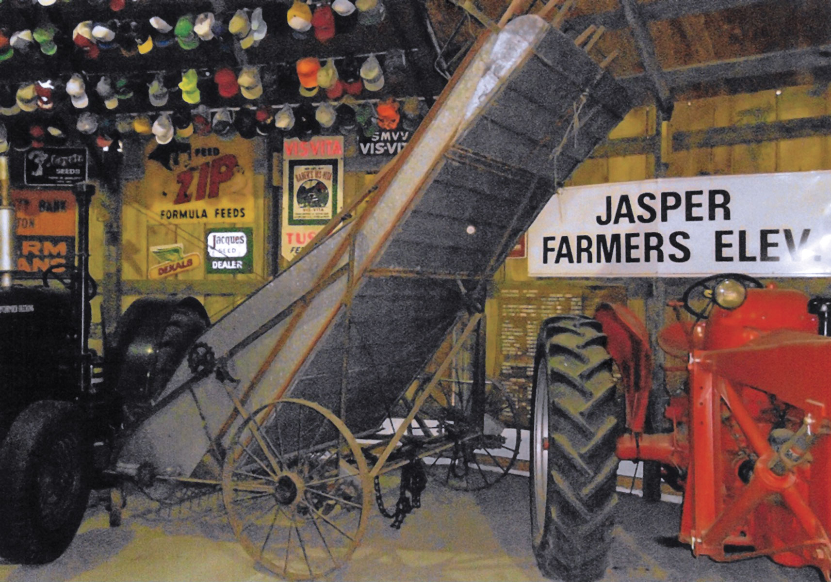 Hay In Barns Old Tractors Today I Used The Tractor To Move One Bale Of